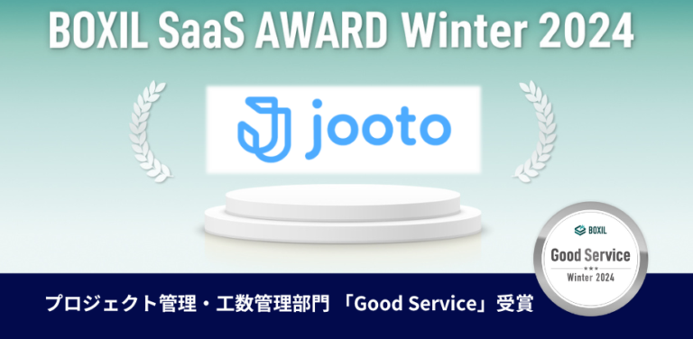 BOXIL SaaS AWARD Winter 2024 プロジェクト管理・工数管理部門で「Good Service」を受賞